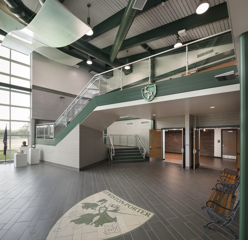 Lew-Port Additions: Athletic and High School Main Entrance